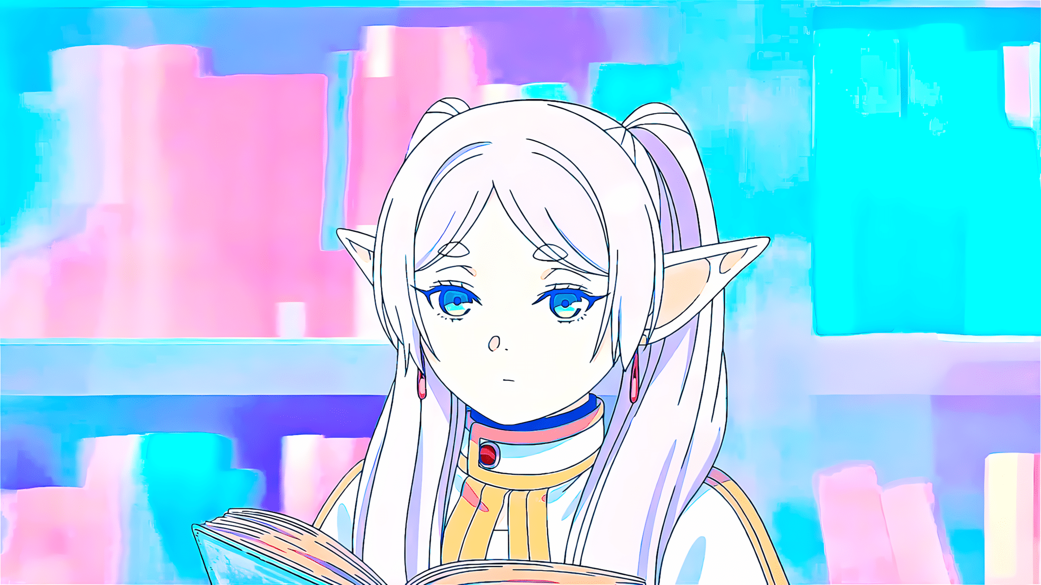 Frieren Opening Twixtor Clips for Editing ( Journey’s Beyond Adventure ...